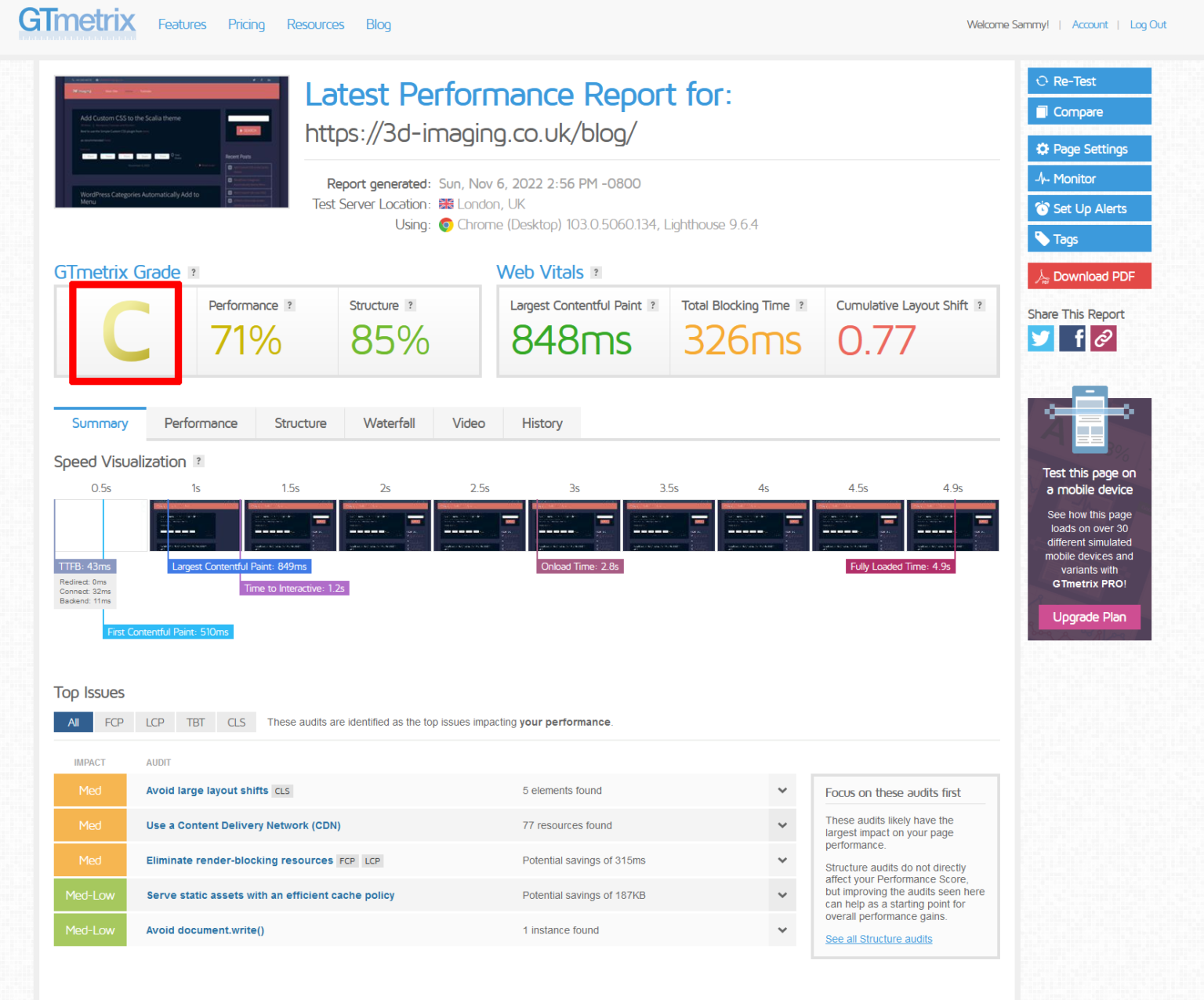 GTMetrix Eliminate render-blocking resources Error with Litespeed Cache
